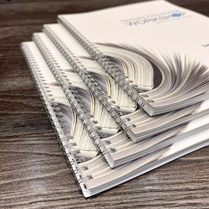 wire bound books